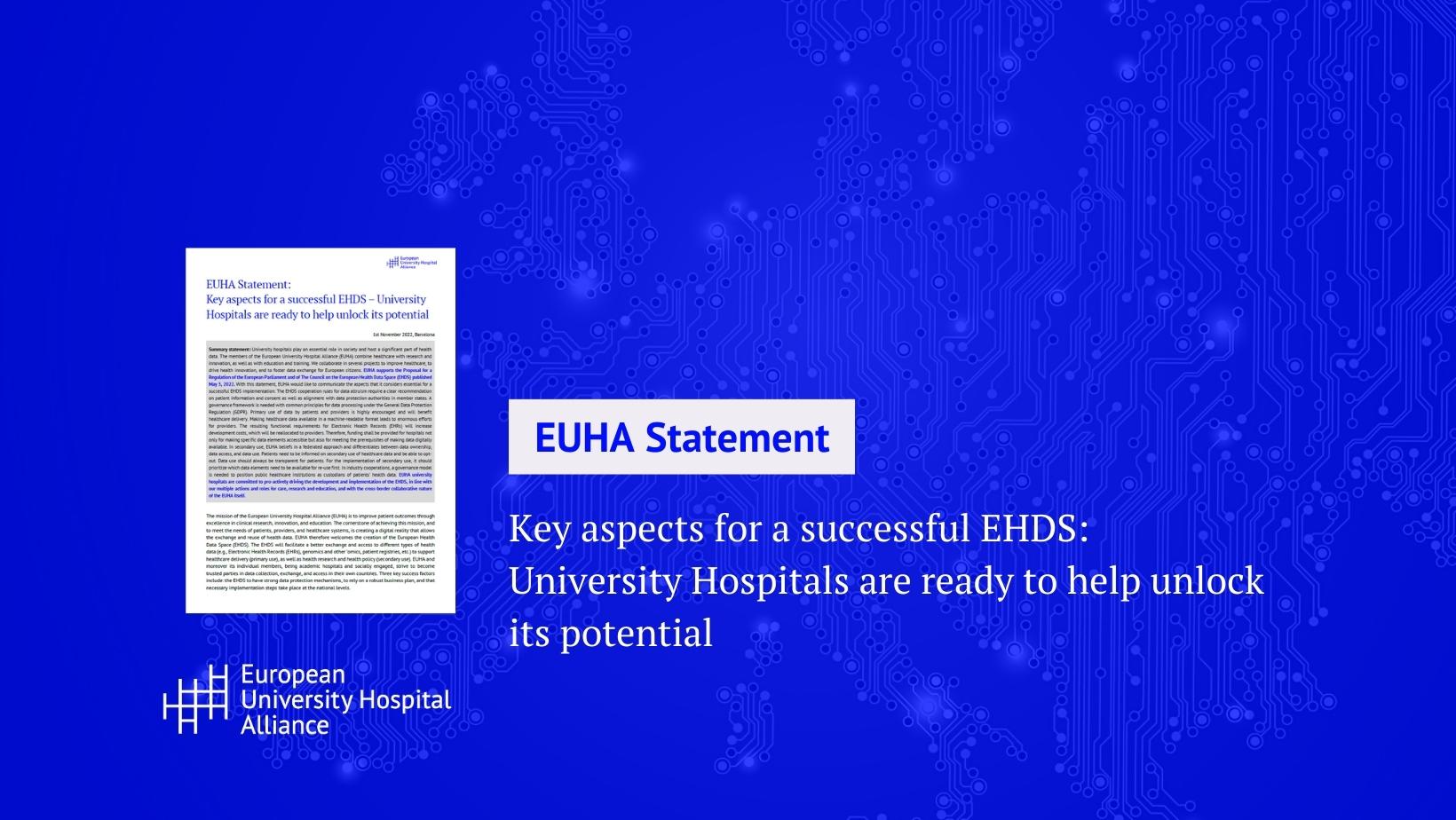 EUHA is ready to help unlock the potential of the European Health Data ...
